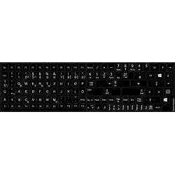 Stickers QWERTZ clavier complet Allemagne Deutsch